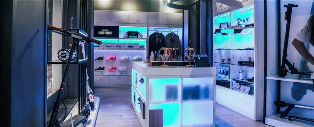 Custom Electric Scooter Display Stands - Modern & Stylish