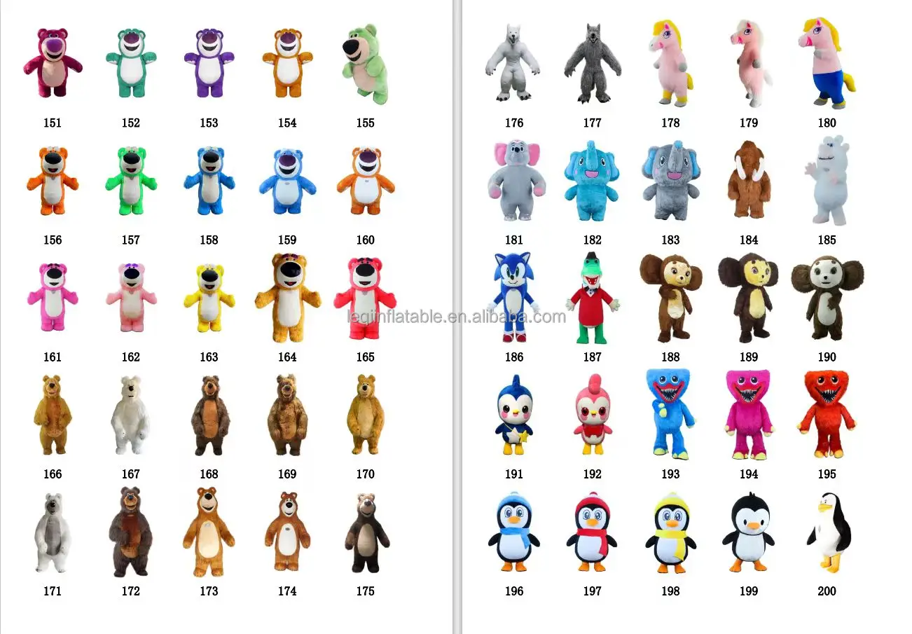 Leqi Cute Monkey Cosplay Cartoon Mascot Costume Inflatable