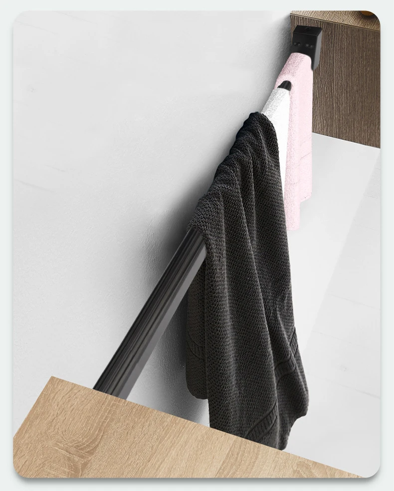 Jingrongda New Design Wardrobe Guide Rail Support Tube Wardrobe Rod ...