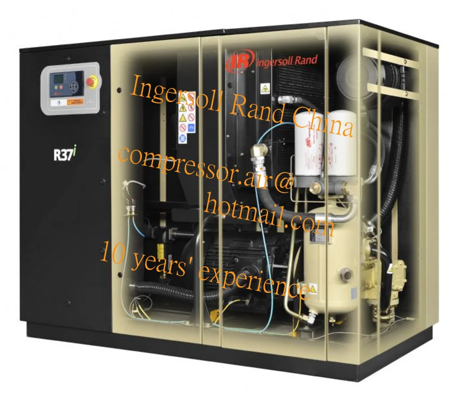 Ingersoll Rand R55n R75n Nirvana VSD oil-flooded screw air compressor R ...