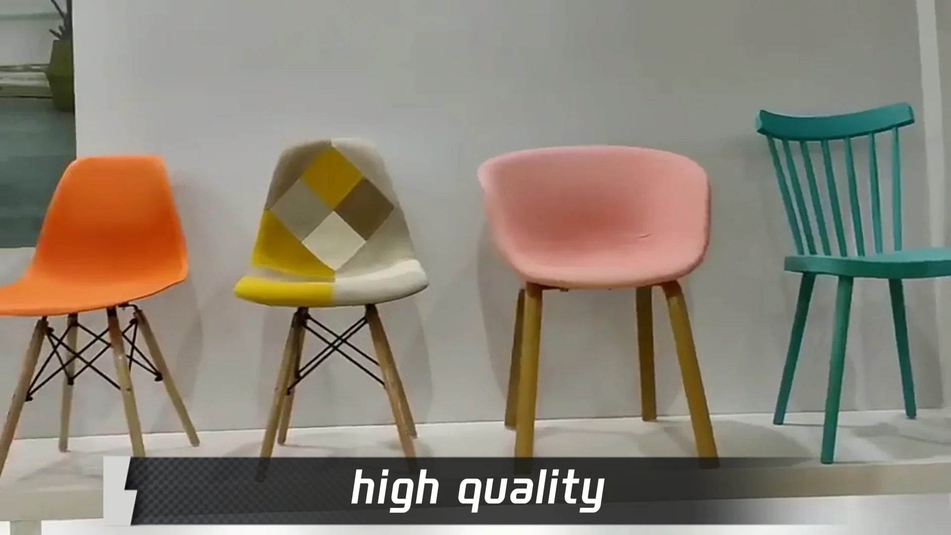 Modern Stacking Colored Restaurant Chair Cafe Bar Studio Polypropylene ...