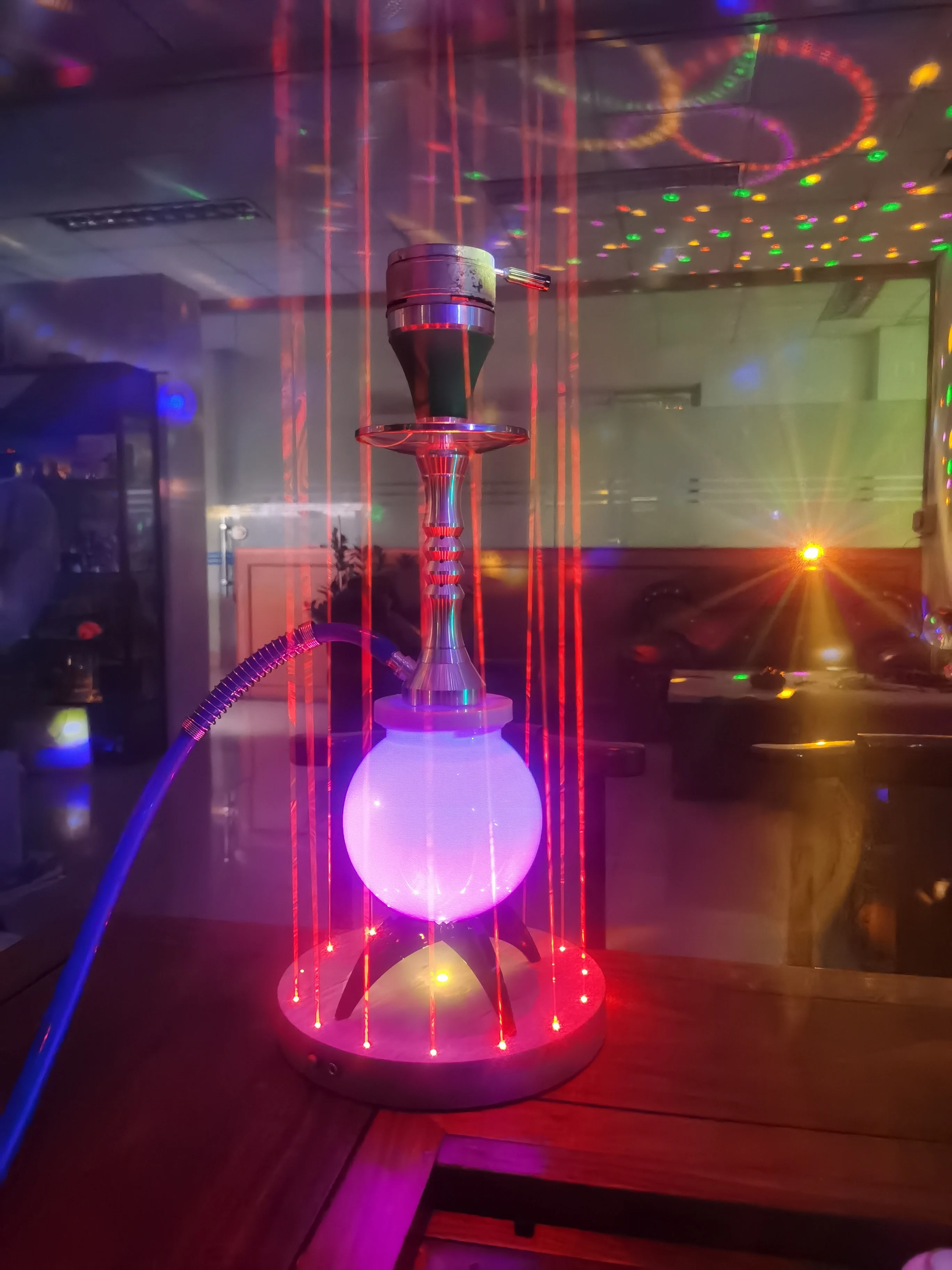 Wholesale New Led Laser Hookah Cool Metal Big Shisha Hookah - Buy Led ...