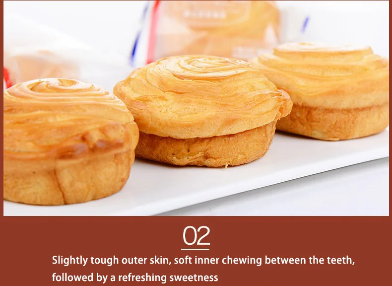 1280g Soft Hand Torn Thousands of Layers Wheat Bread Chinese Sweet ...