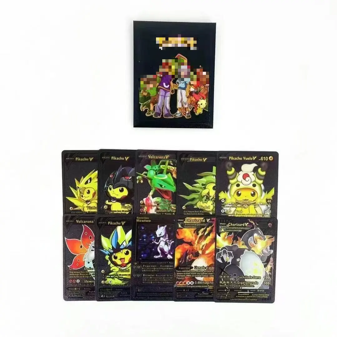 Gold Pikachu Pokémon Trading Card Game Pack - 55pcs ODM