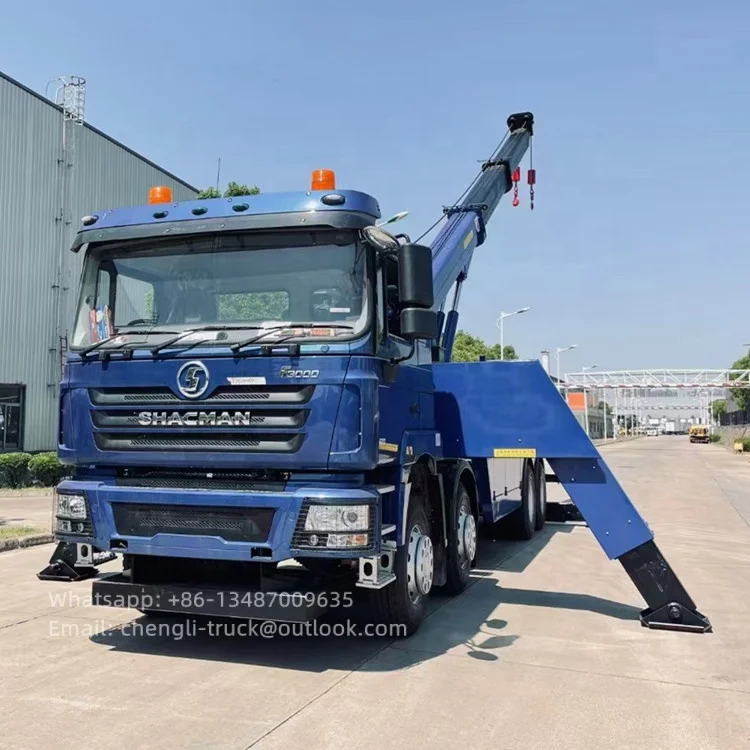 30 Ton Shacman F3000 8x4 Rotator Heavy Duty Wrecker Truck