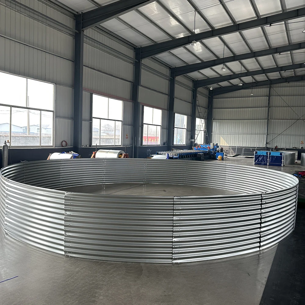 Aquaculture Fish Farming Tank - PVC Lined Galvanized Steel