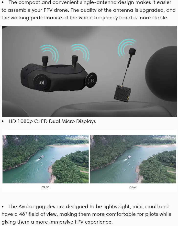 CADDX Set Avatar V2 Native 4:3 Sensor 2K Cámara incorporada 8G ...