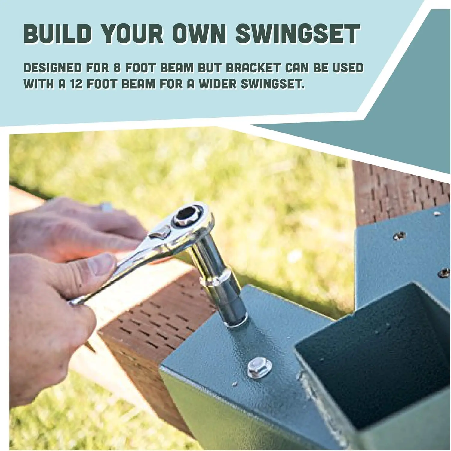 Heavy Duty Steel Tree House Single Angle Elevators Swing Sets