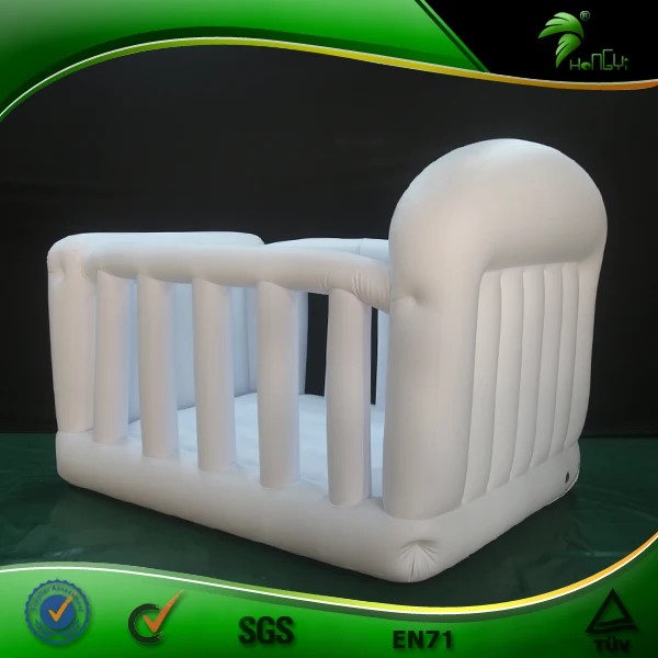 Custom Logo LED Lighting Portable Inflatable Baby Crib