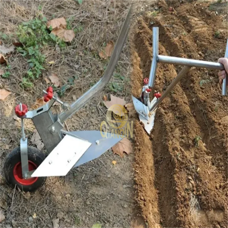 Qianqin Manual Garden Hand Plow - Adjustable & Durable