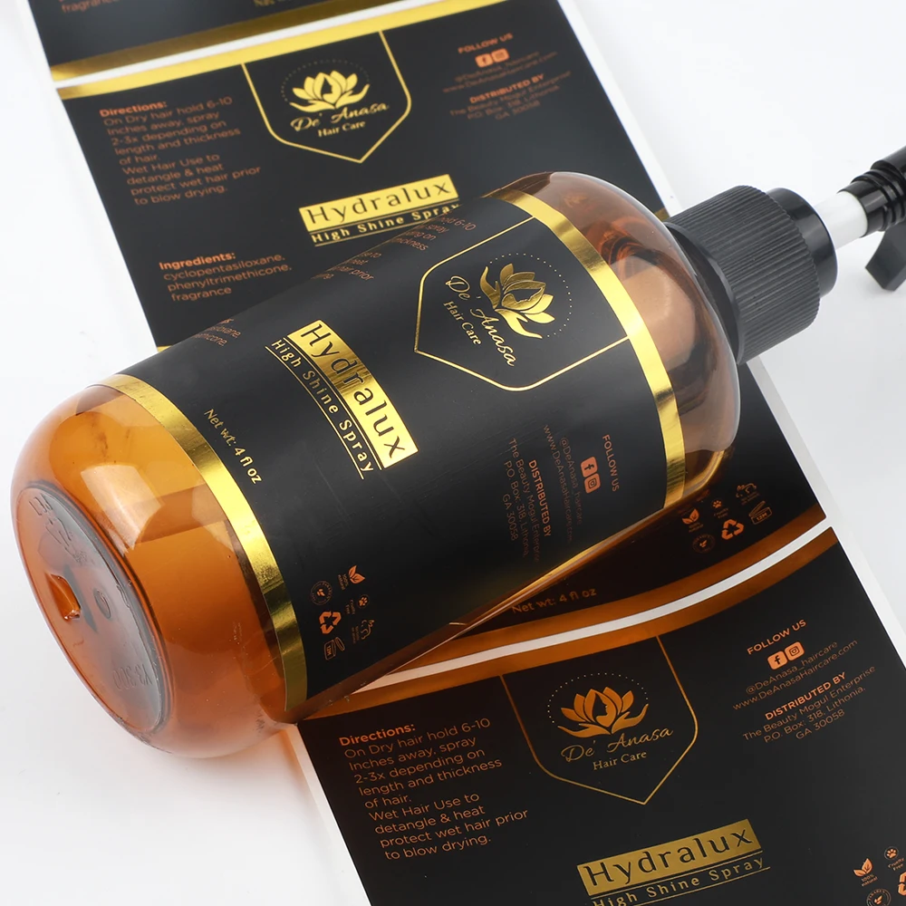 Custom Printing Cosmetic Product Sticker Design Waterproof Adhesive ...