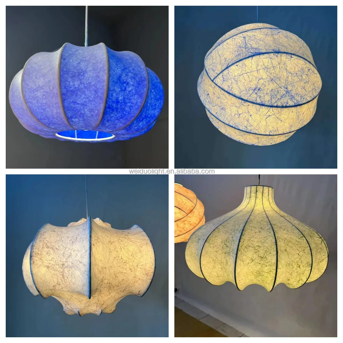 Modern Italian Designer Luxury Celling Light Decorative Silk Light ...