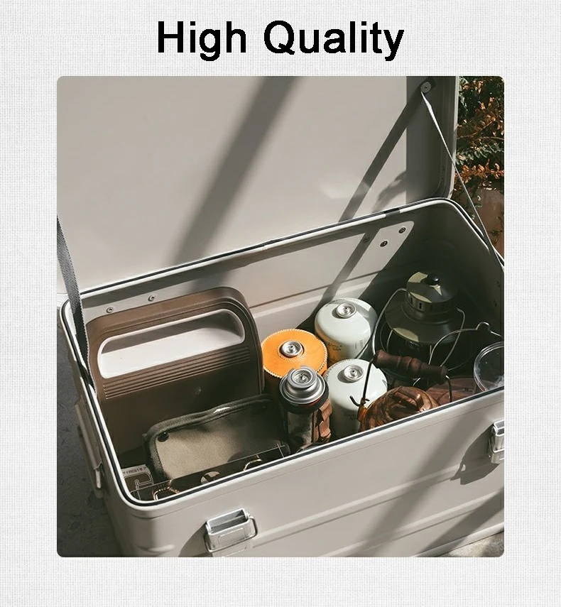 Heavy Duty Picnic Outdoor Aluminum Storage Box Travel Multifunctional ...