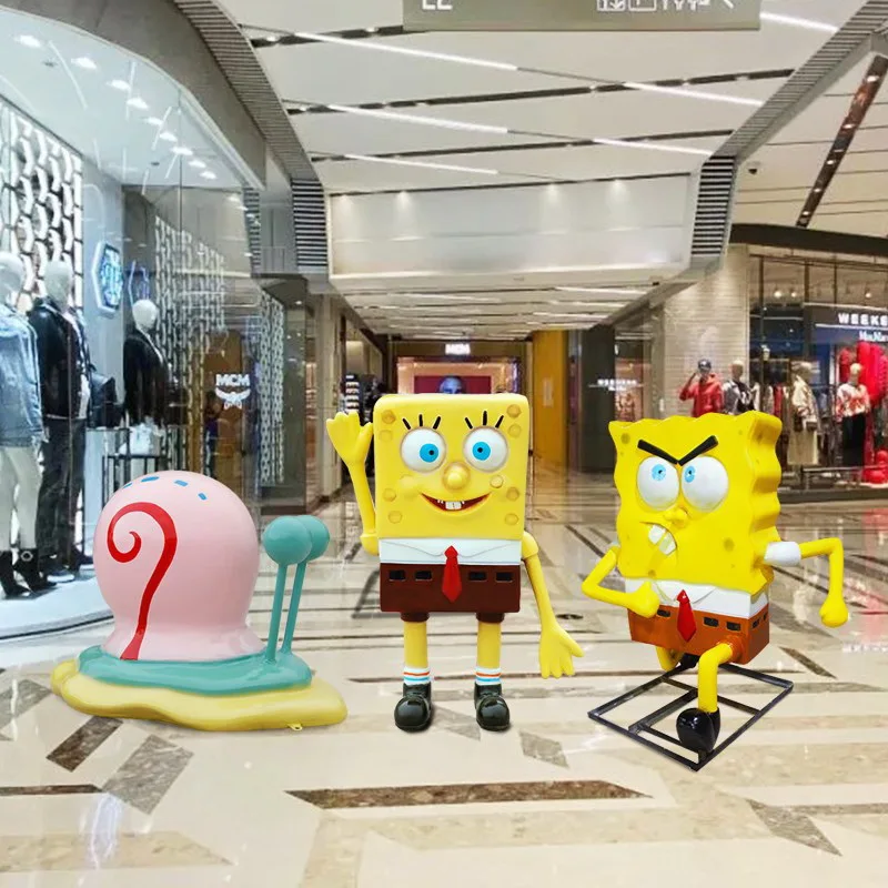 Custom Cartoon SpongeBob Squarepants Mall Store for Kindergarten ...