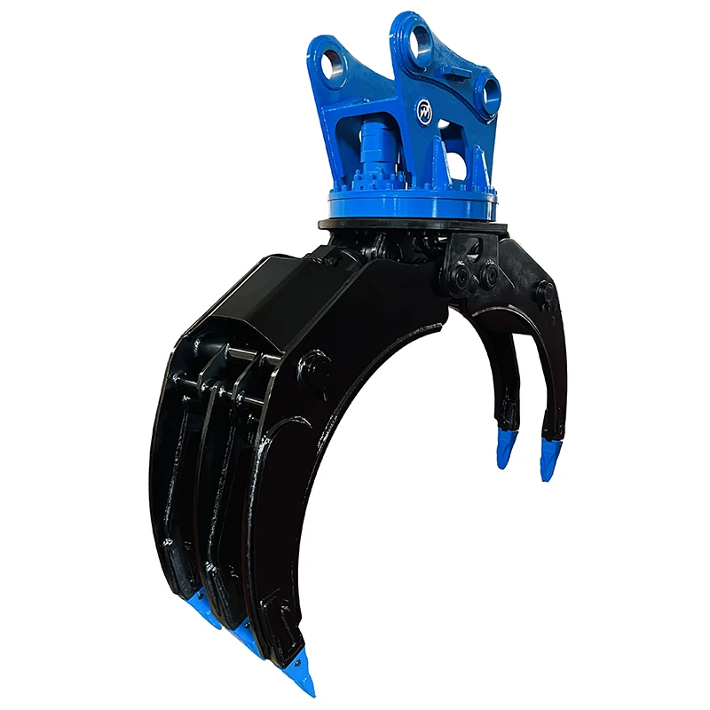 Weixiang Excavator Wood Log Grapple 360 Degree Rotation Durable Stone ...