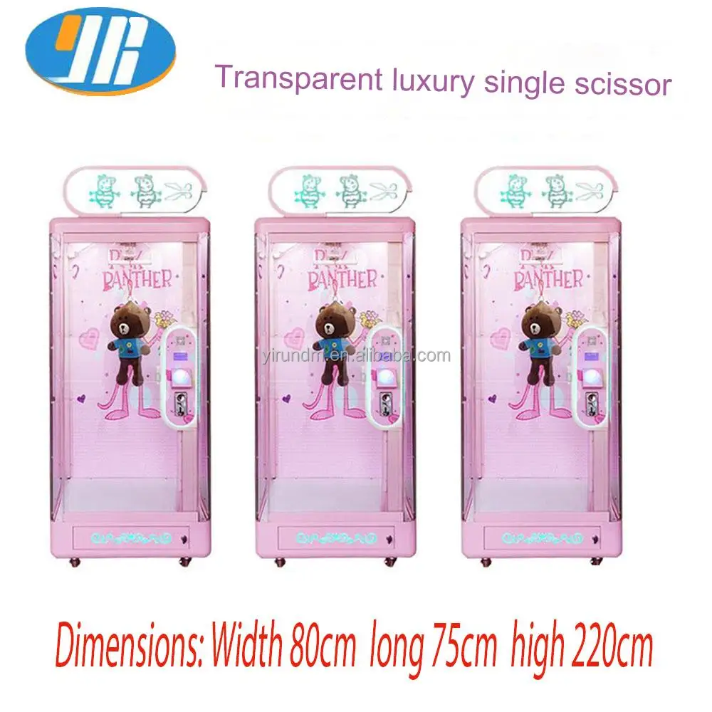 Yirun Pink Date Arcade Claw Machine Prize Cutting Gift Game Machine For ...