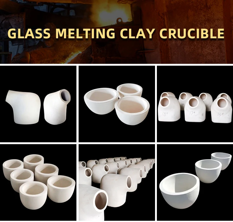 Customized Big Coloured Glass Melting Pot For Blown Glass Studio - Buy ...