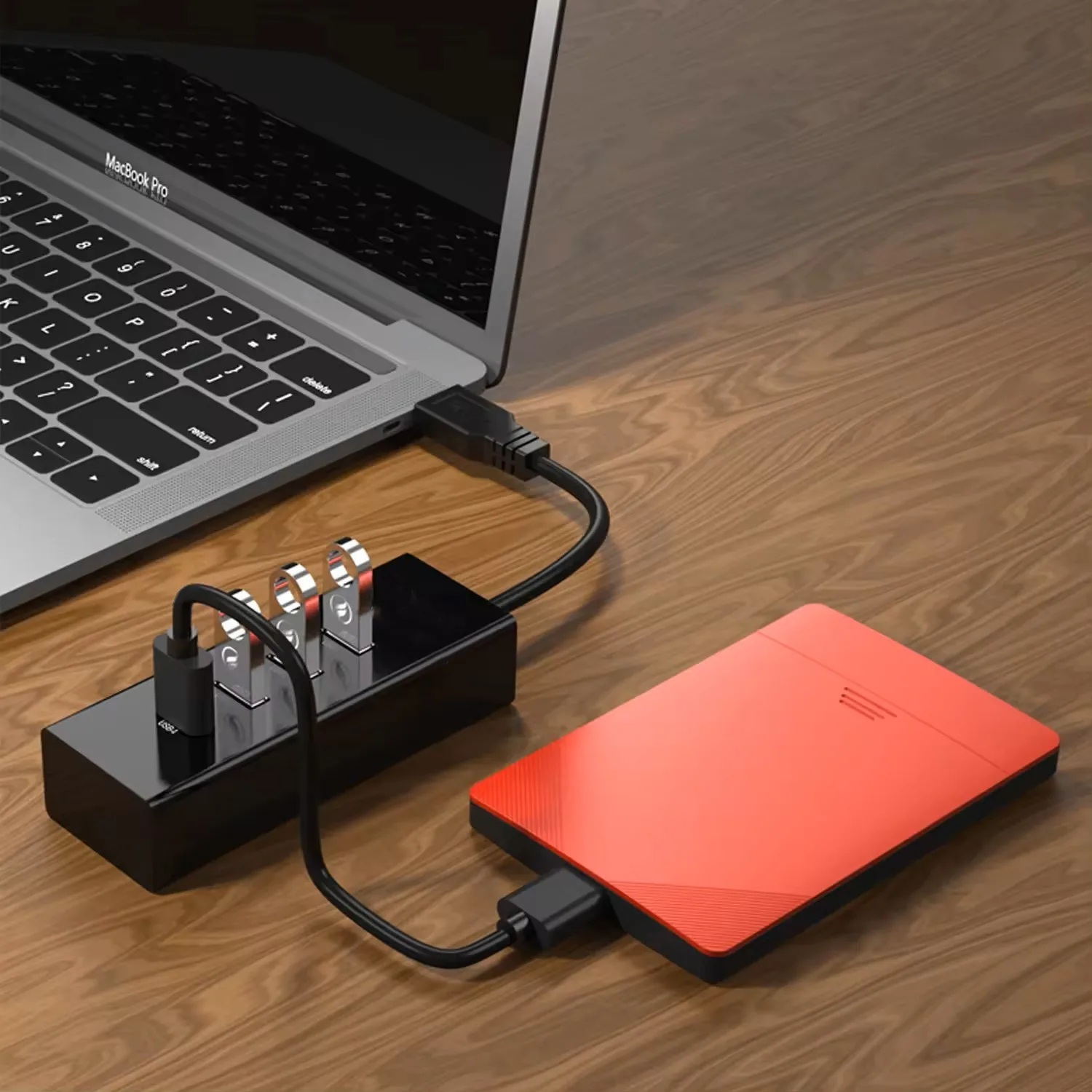 Multiport Usb C Docking Station Hub Otg Adapter Pd60w Fast Data ...