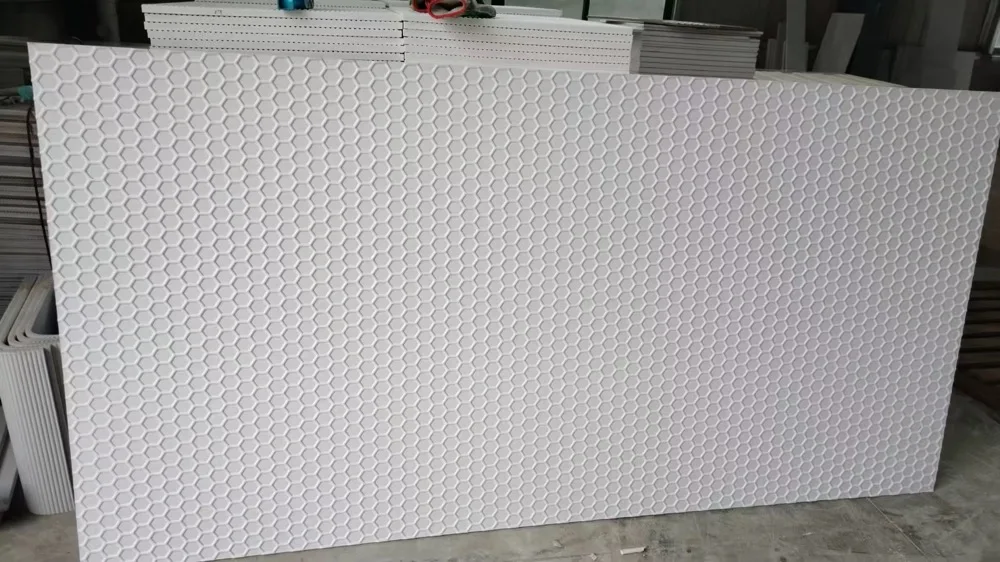 Custom Thickness PVC Sheet Wall Decoration Honeycomb Panel 1220mm ...