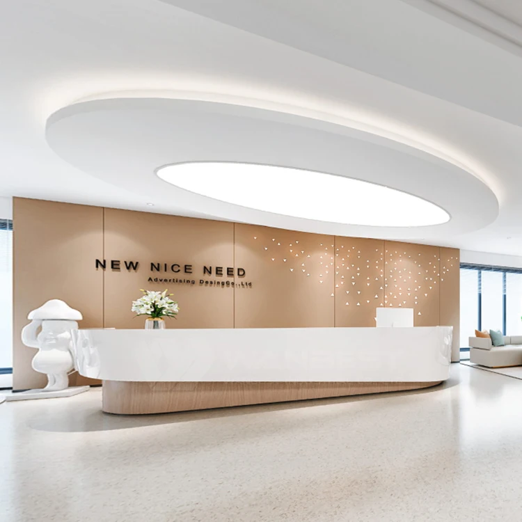 Customizable Large Size Reception Desk - Modern & Durable