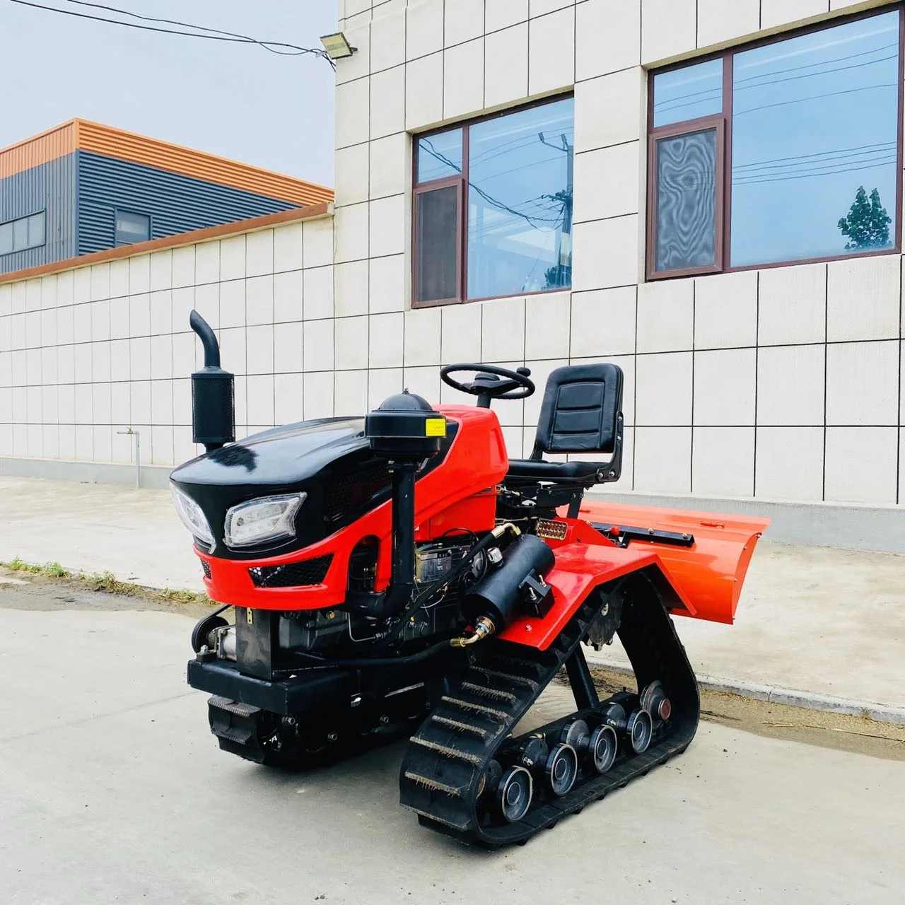 Mini Small Crawler Tractor Harvester Cultivator Use for Orchard Garden ...