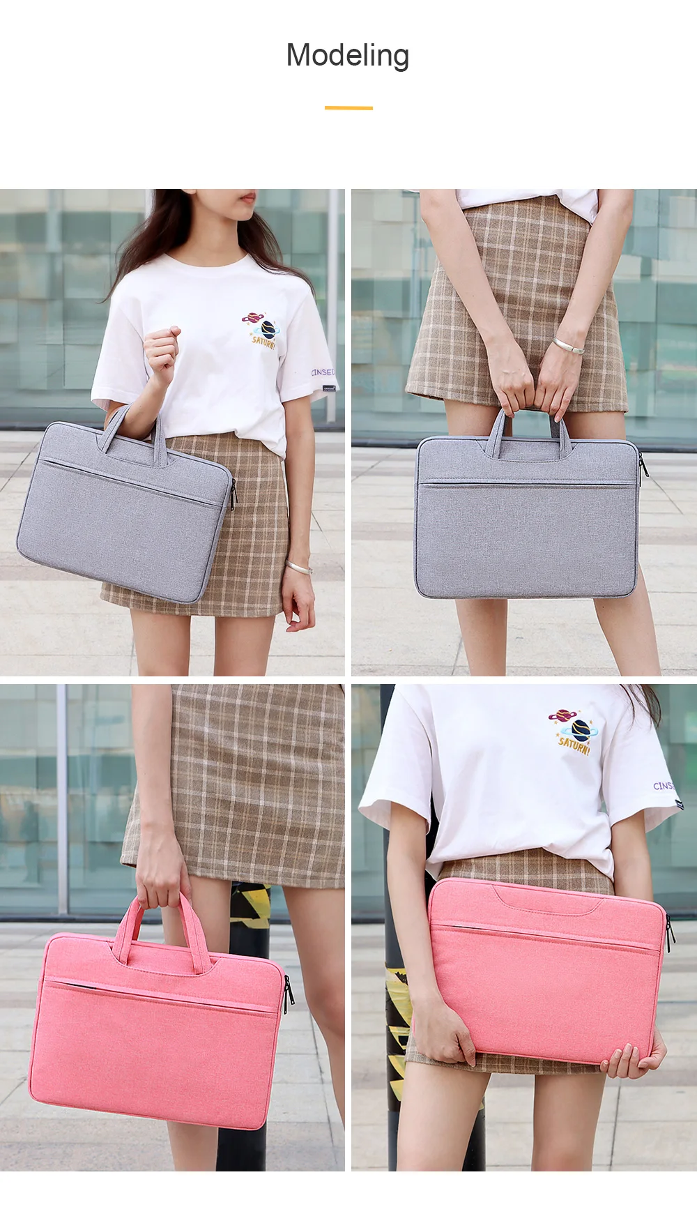 Portable Laptop Tote Laptop Bag 15.6 Inch Waterproof Business Computer ...