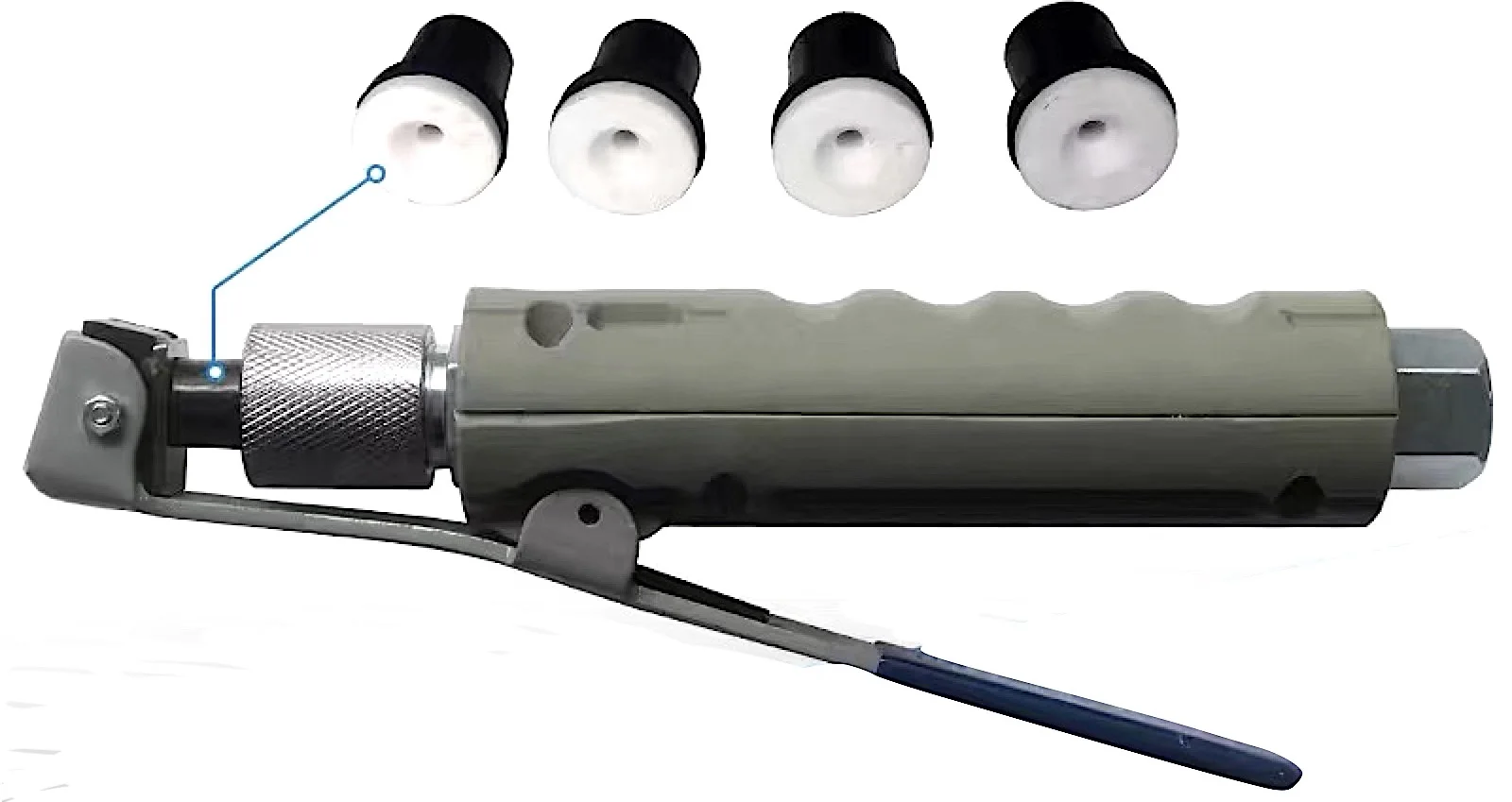 TY93101 Inline Abrasive Blasting Deadman Valve with 4 Ceramic Nozzles ...