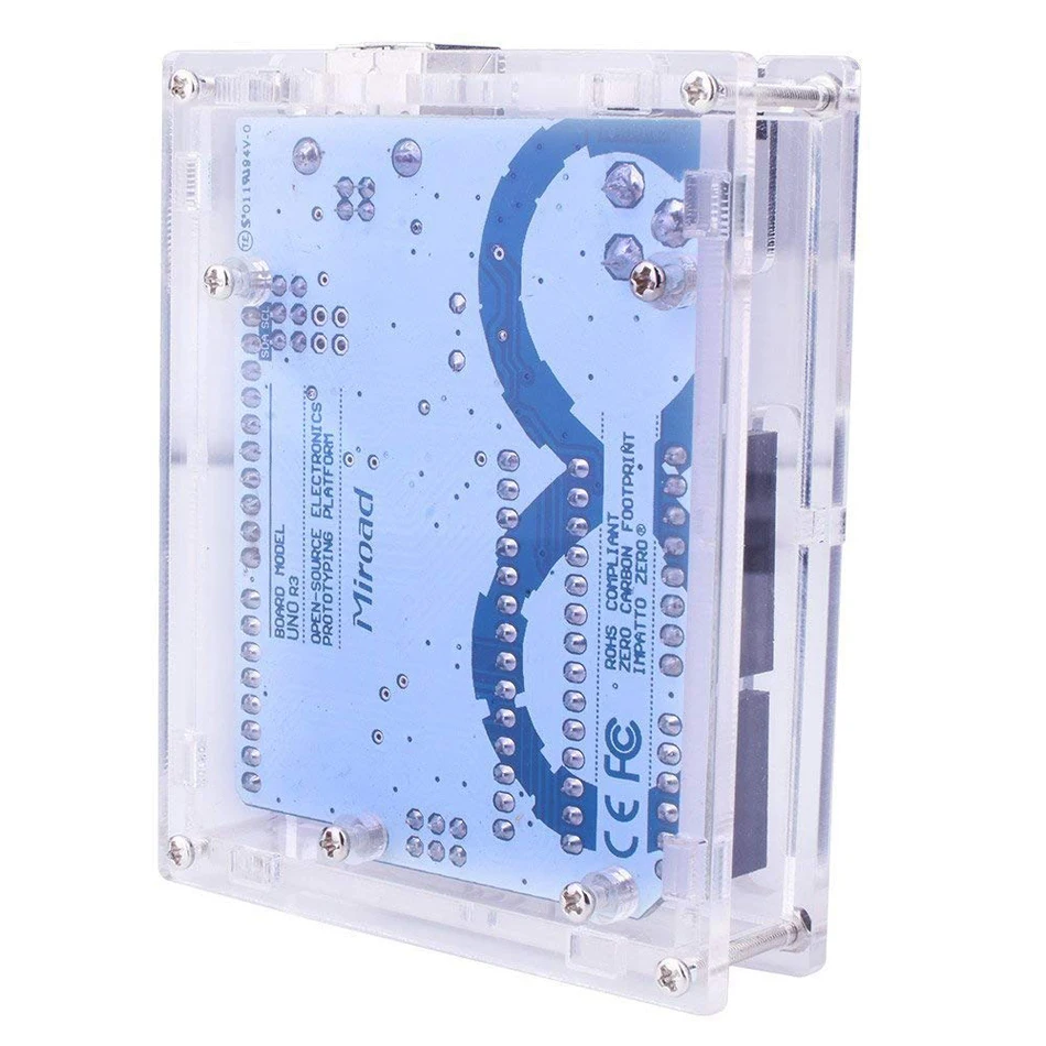 For Arduino Uno R3 Case Acrylic Box Uno R3 Enclosure For Arduino - Buy ...