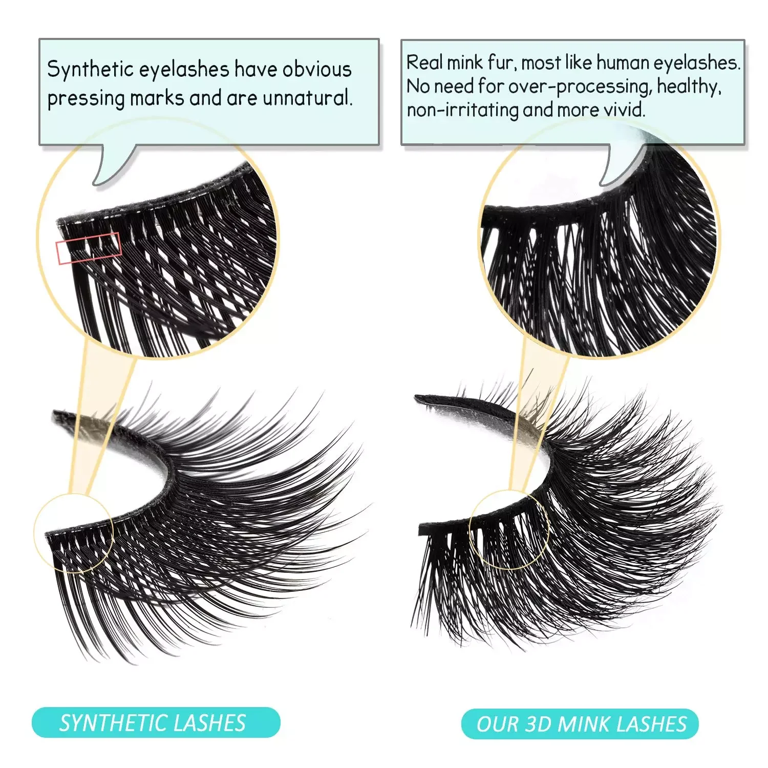 Custom Logo Eyelash Products 100% 3d Mink Eyelashes Create Your Own ...