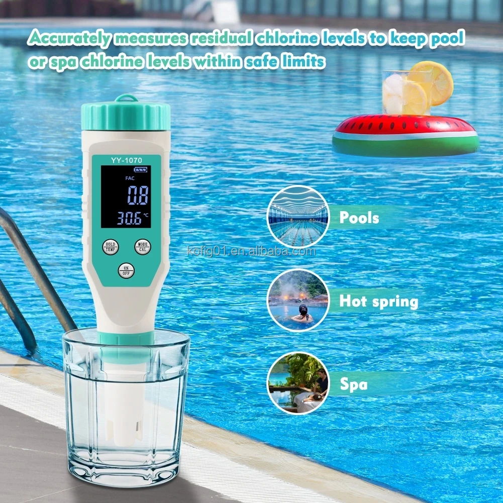 Portable Multiparameter Waste Industry Water Quality Analyzer H2 TEMP ...