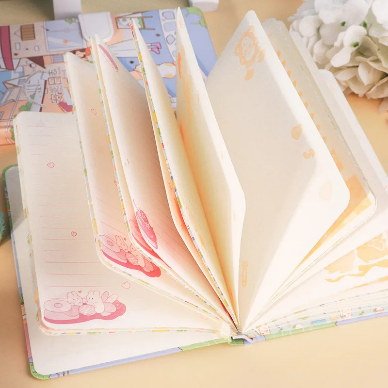Cute Cartoon Diary Note Book - Perfect for Student Stationery