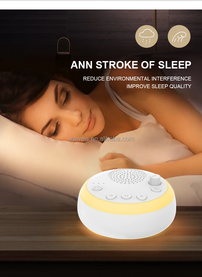 2024 Hot White Noise Sleep Sound Machine with 16 Nature Sounds