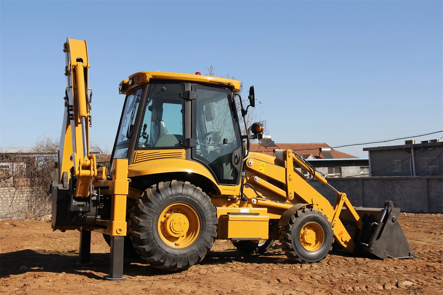 Wolf Luxury Cabin Backhoe Loader Price - Buy Backhoe Loader Price ...