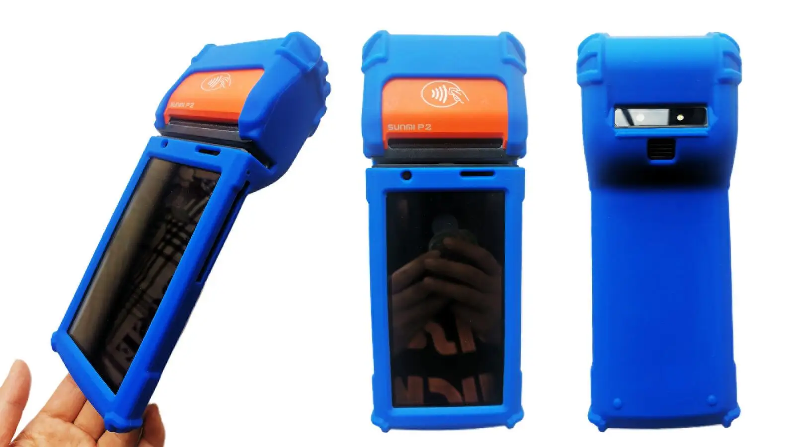 For Sunmi P2 Handheld Pos Terminal Silicone Shockproof Case Cover Skin ...