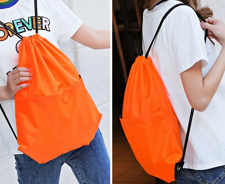 Vietnam Custom Cheap Polyester Drawstring Bag Gym Sports Drawstring Bag ...