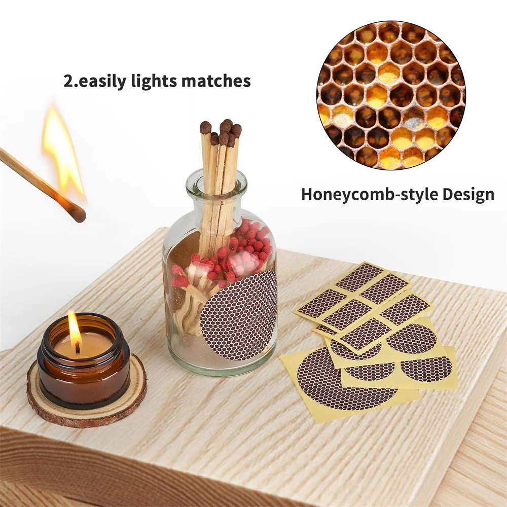 Match Striker Paper with Adhesive - Safety & Customization