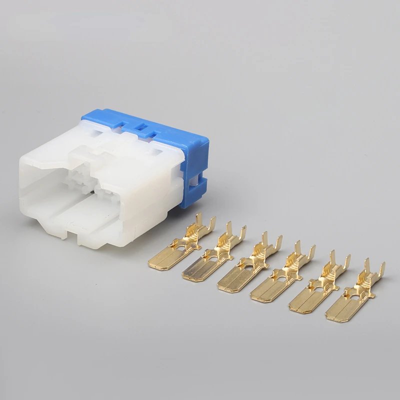 Aowift 1 Set 6 Pin Amp Car Electrical Wire Connector Blower Speed ...