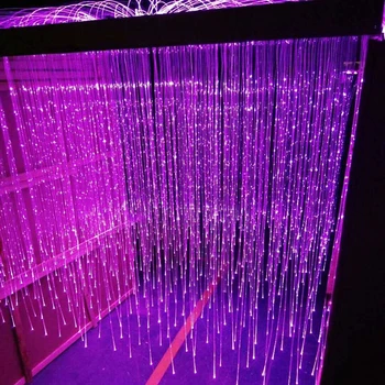Sensory Rooms Led Fiber Optic Calming Curtain Color Changing Fiber ...