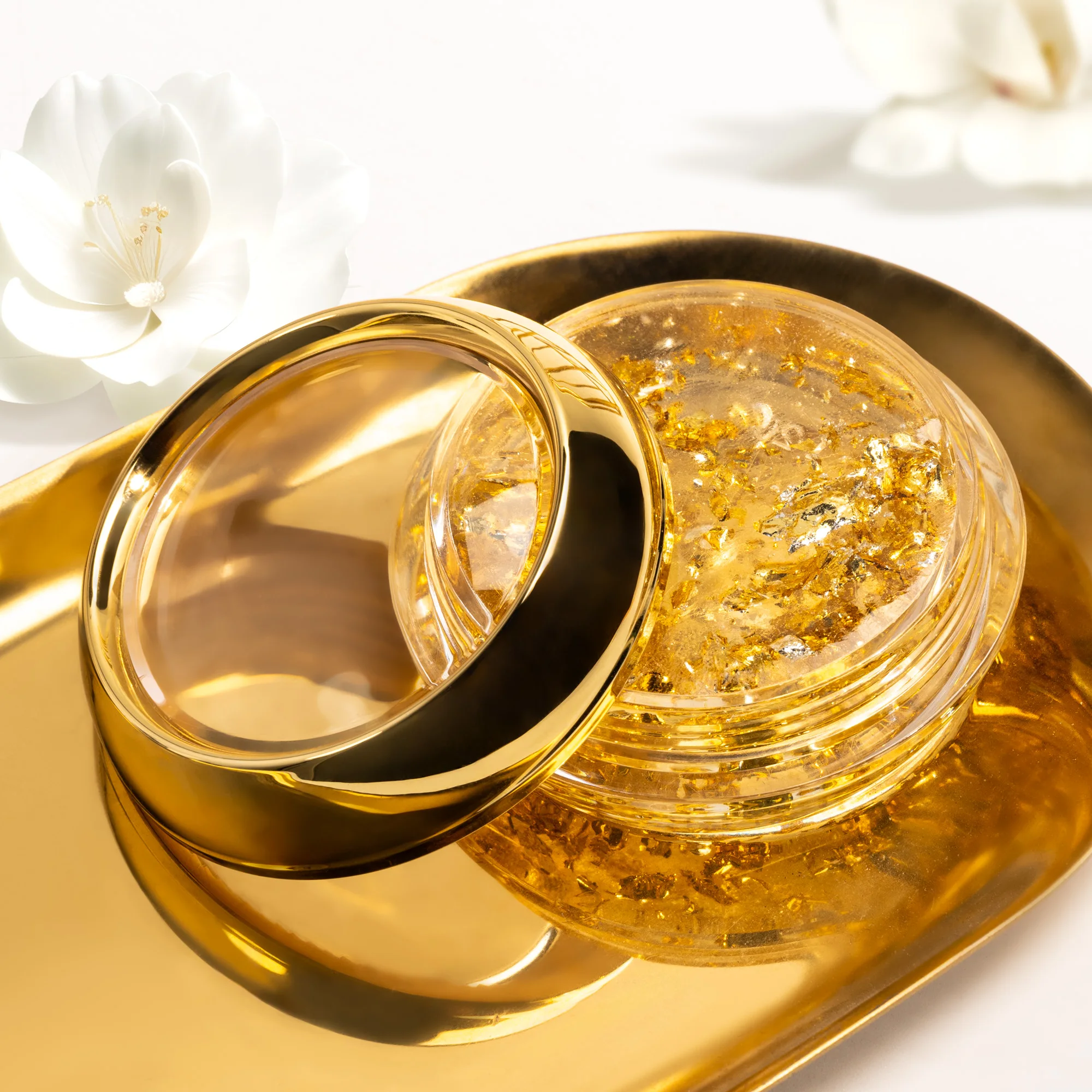 Custom Nourishing Intensely Hydrating Lip Balm Moisturizing Gold Foil ...