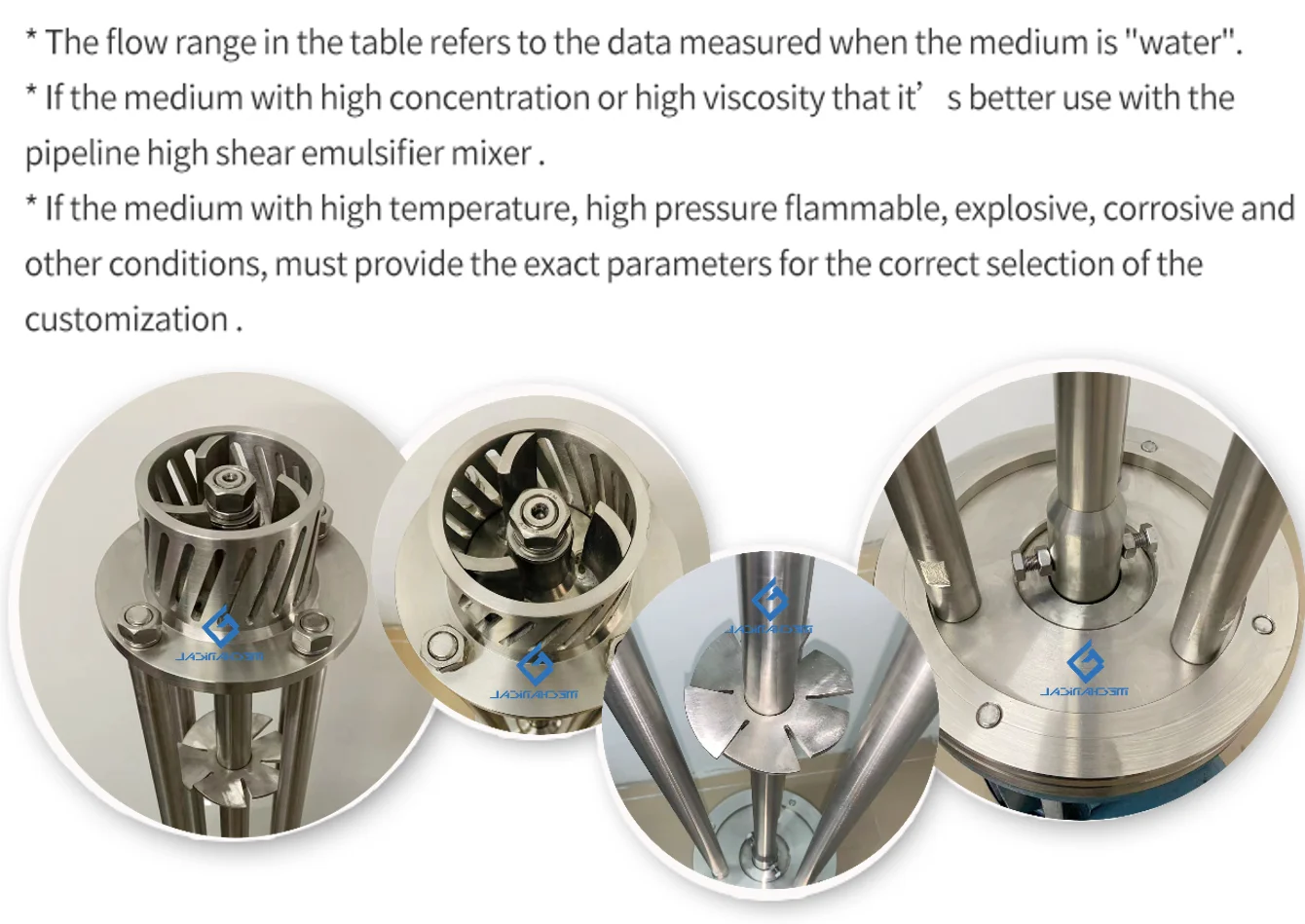 Factory Sale Stainless Steel High Shear Mixer High Shear Homogenizing ...