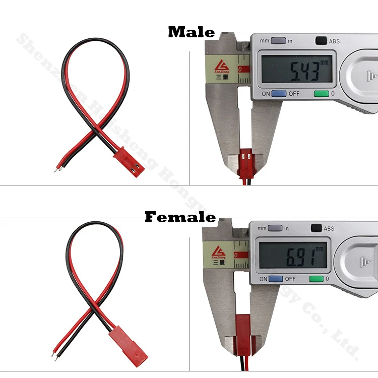 JST SYP RCY 2.54mm Silicone Wire Harness - Dual-Core Connectors