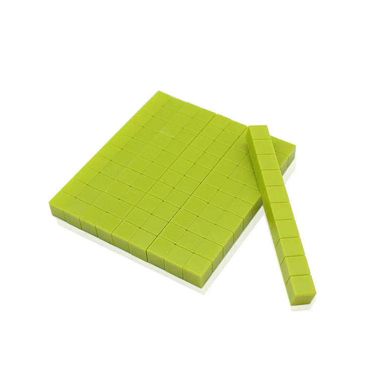 Blocks Introduction To Decimal Quantity Plastic Decimal 121 Pieces ...