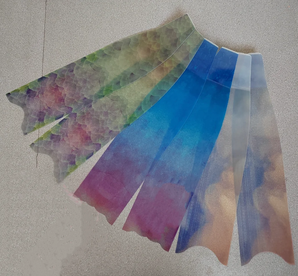 KUBO Factory Long Glass Fiber Blade Free Diving Fins Fiberglass ...