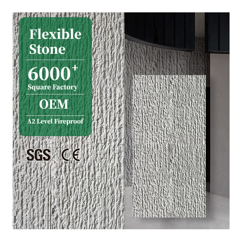 Rinsun Source Factory Mosaic Travertine flexible stone Cavern Stone ...