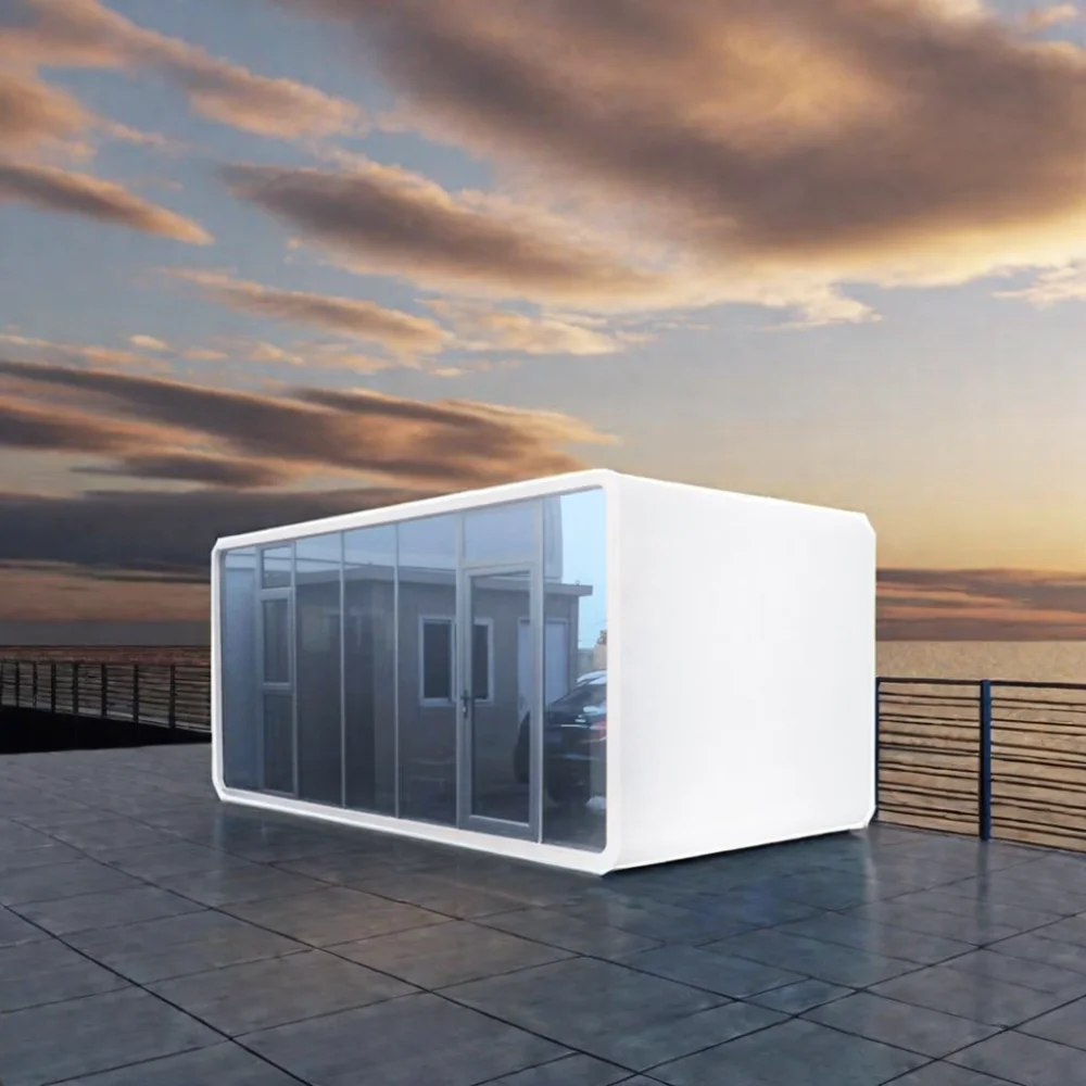 20ft & 40ft Expandable Prefab House Sliding Pod Cabin With Kitchen For ...