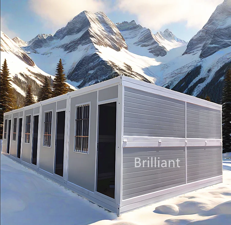 Durable 40ft Steel Sandwich Panel Container for Office Outdoor Kitchen ...