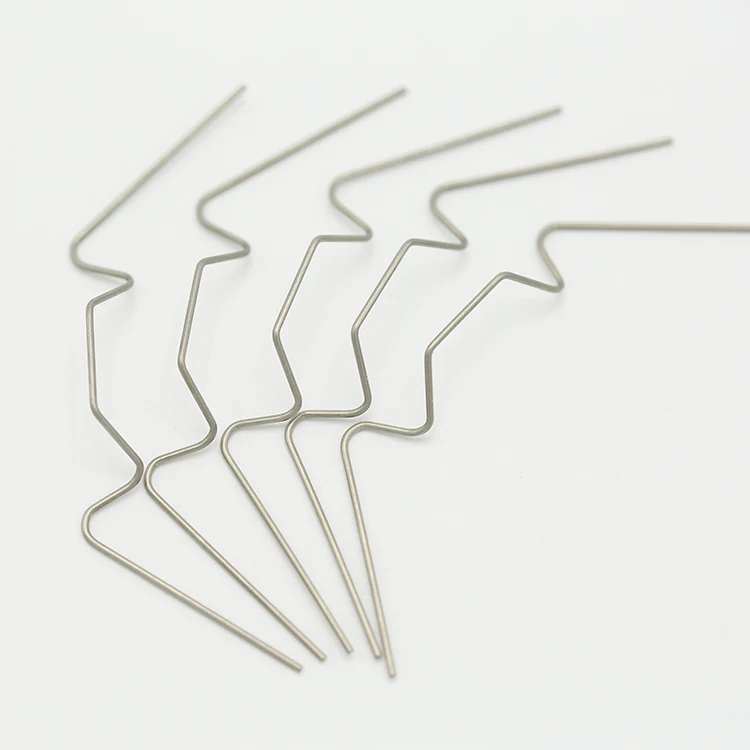 Spring wiggle wire lock glass clip galvanized Double Tomato Wire M Hook ...