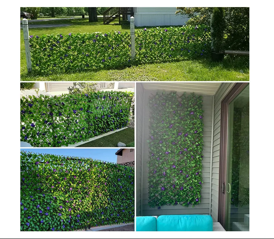 Artificial Fence Telescopic Fence, Artificial Plant Garden, Courtyard ...