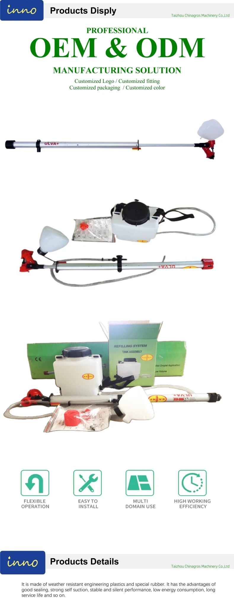 High Quality Hand-held Ulva+ Sprayer Micro Sprayer Ulv Sprayer - Buy ...