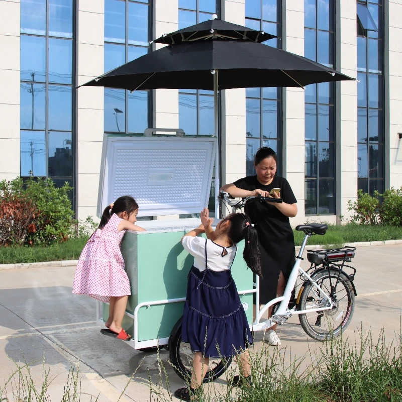 3 Wheel Bike With Ice Cream Fridge Ice Cream Motor Bike for Sale Front ...